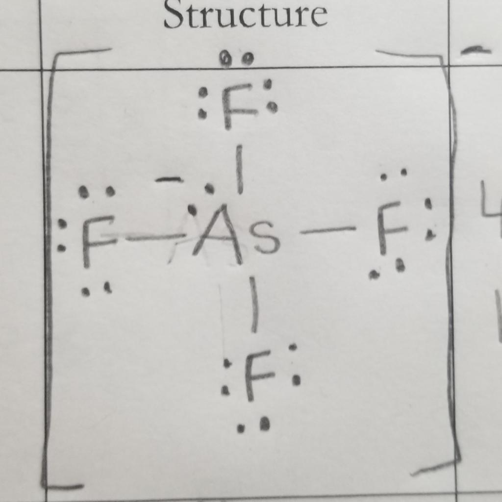 Solved Is this the correct way to write the Lewis Structure | Chegg.com