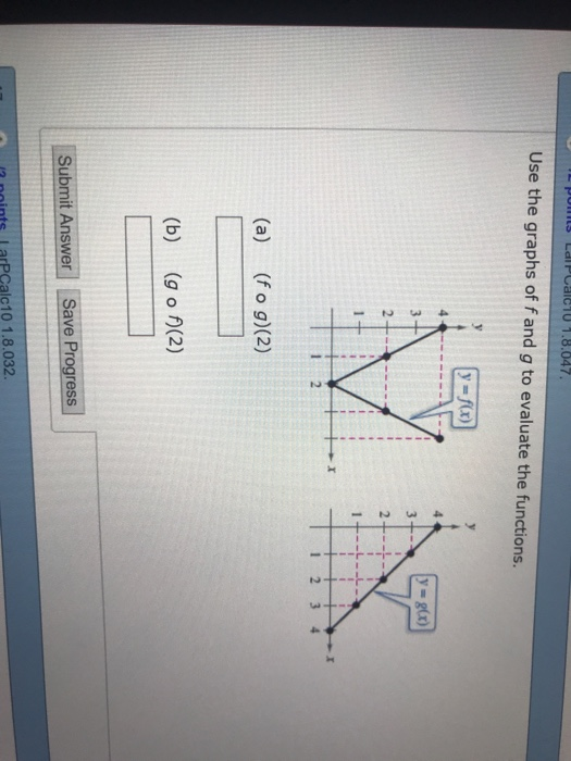 Solved Use the graphs of f and g to evaluate the functions. | Chegg.com