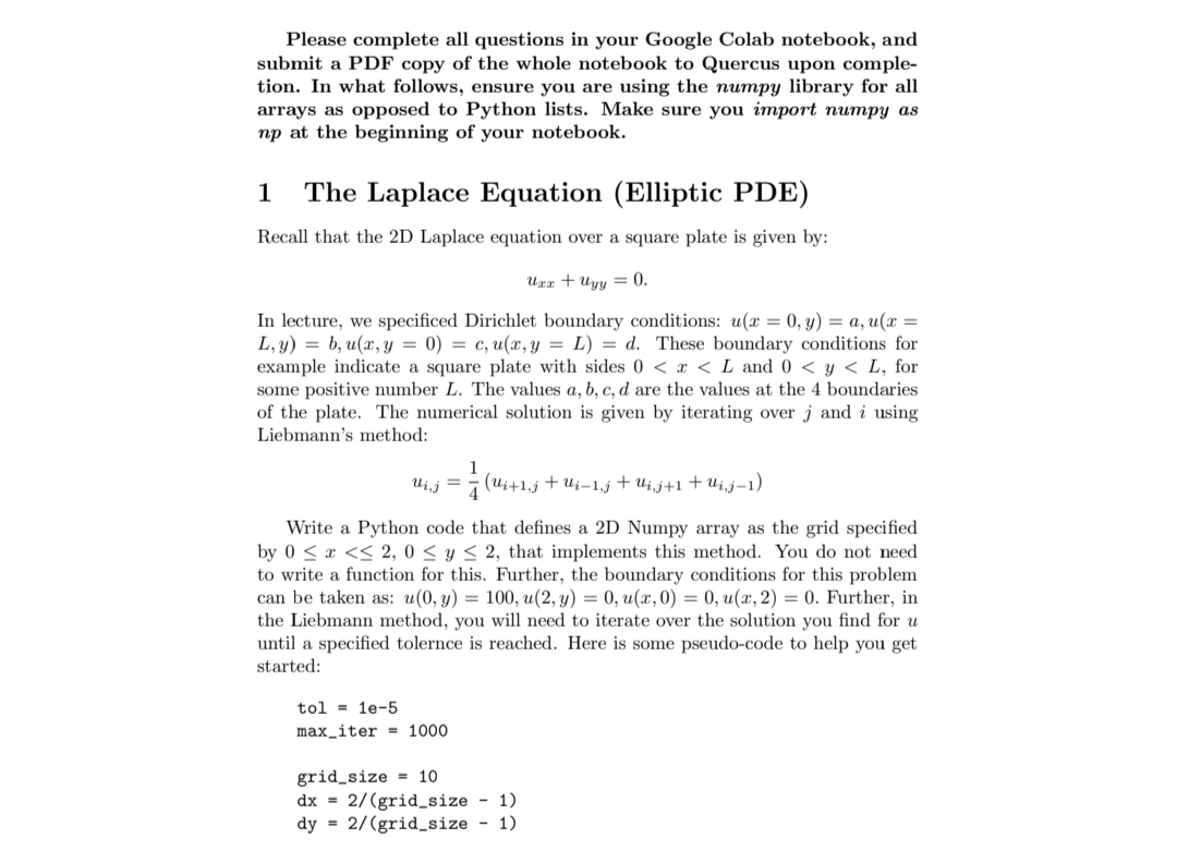 Solved Please complete all questions in your Google Colab | Chegg.com