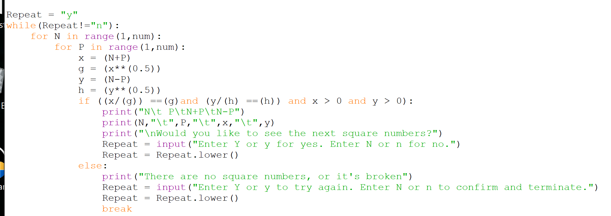 Solved My assignment with this code is to make a program | Chegg.com
