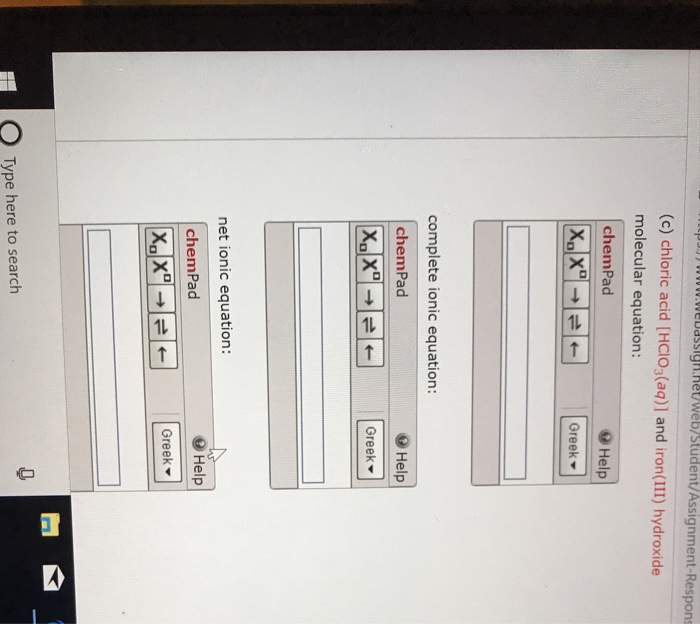 Solved My Notes Ask Your Teac Write the balanced equations | Chegg.com