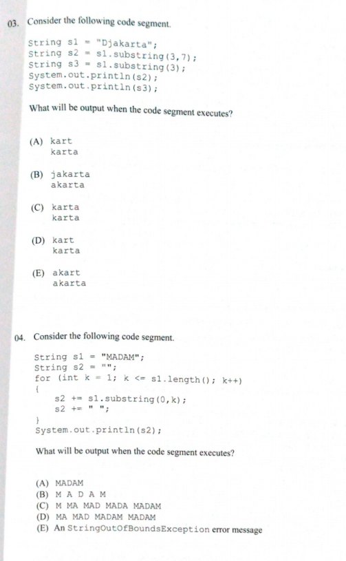 Solved I need help with APCSA | Chegg.com