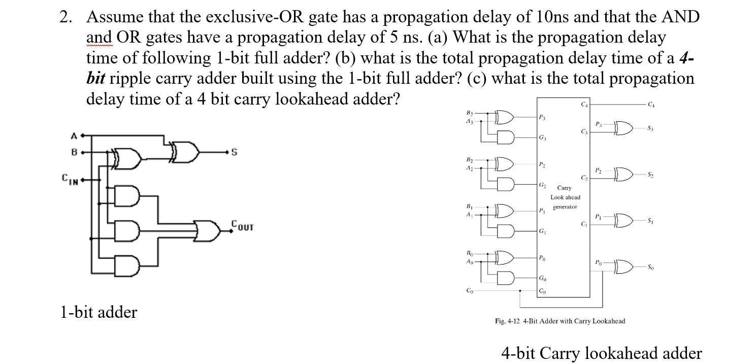 Solved 2. Assume that the exclusive-OR gate has a | Chegg.com