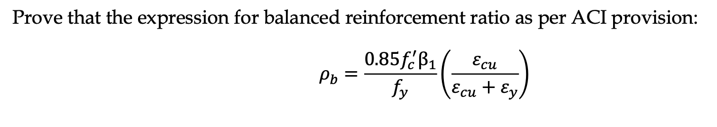 Solved Prove that the expression for balanced reinforcement | Chegg.com