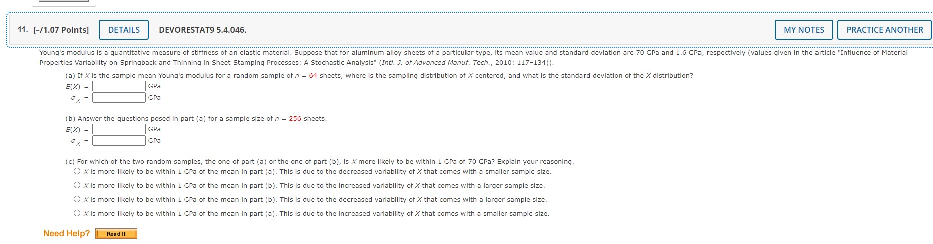 Solved Properties Variability on Springback and Thinning in | Chegg.com