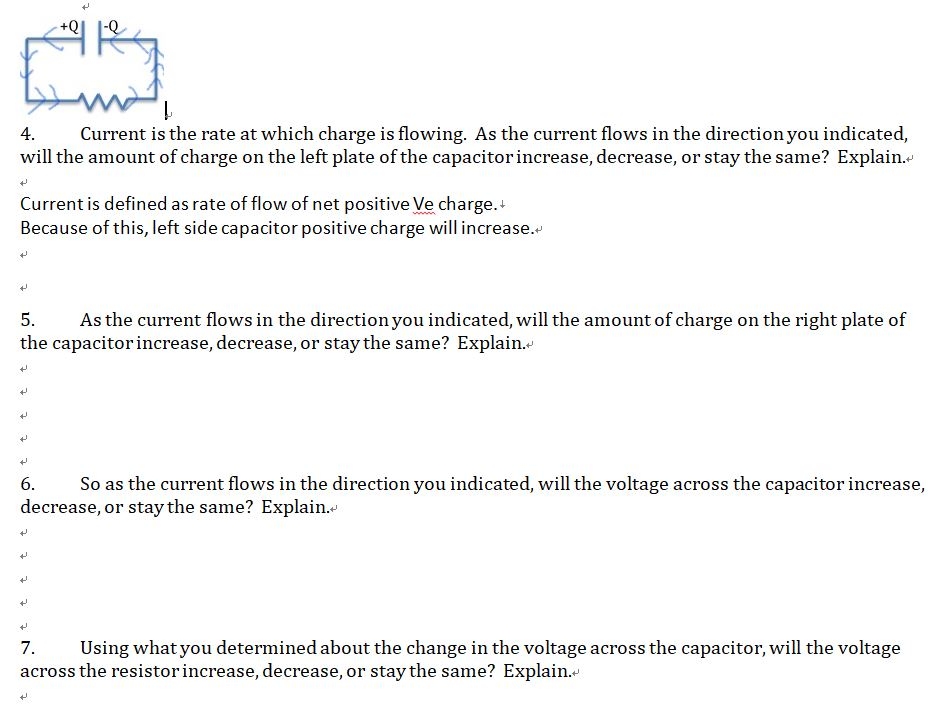 Solved +Q C Į 4. Current is the rate at which charge is | Chegg.com