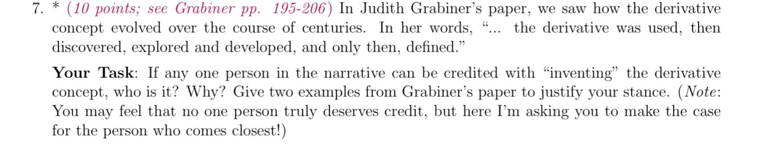 Solved 7. * (10 points; see Grabiner pp. 195-206) In Judith | Chegg.com