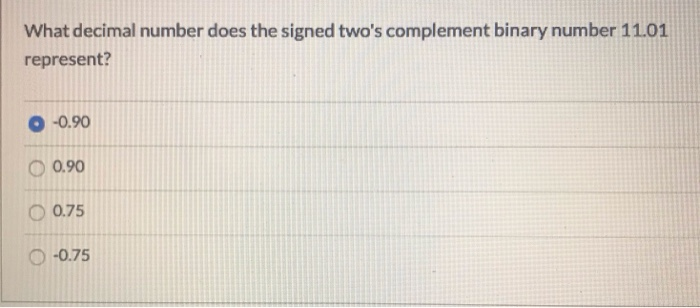 Solved What decimal number does the unsigned binary number | Chegg.com