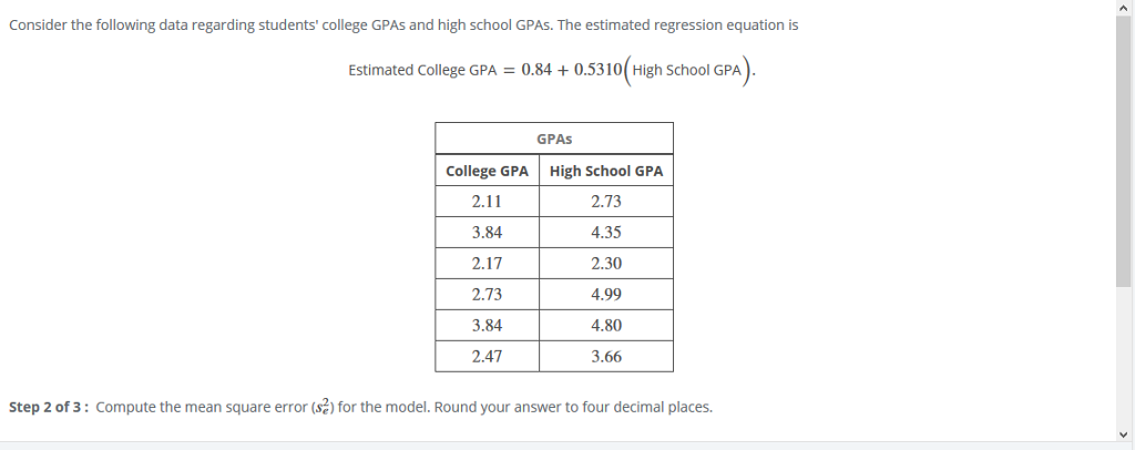 Solved Consider the following data regarding students' | Chegg.com