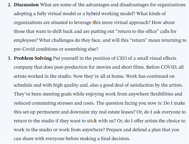 Solved **Management**Case Study:Meeting Invite—Zooming to | Chegg.com