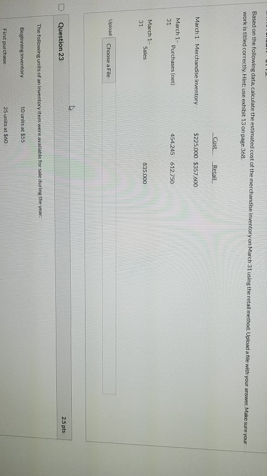 Solved Based on the following data, calculate the estimated | Chegg.com