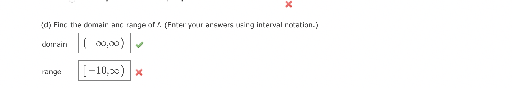 Solved A quadratic function f is given. f(x)=2x2−16x+38 (a) | Chegg.com