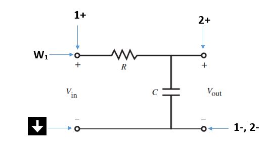 Solved Hook up an RC filter shown in the figure for R = 1 kΩ | Chegg.com