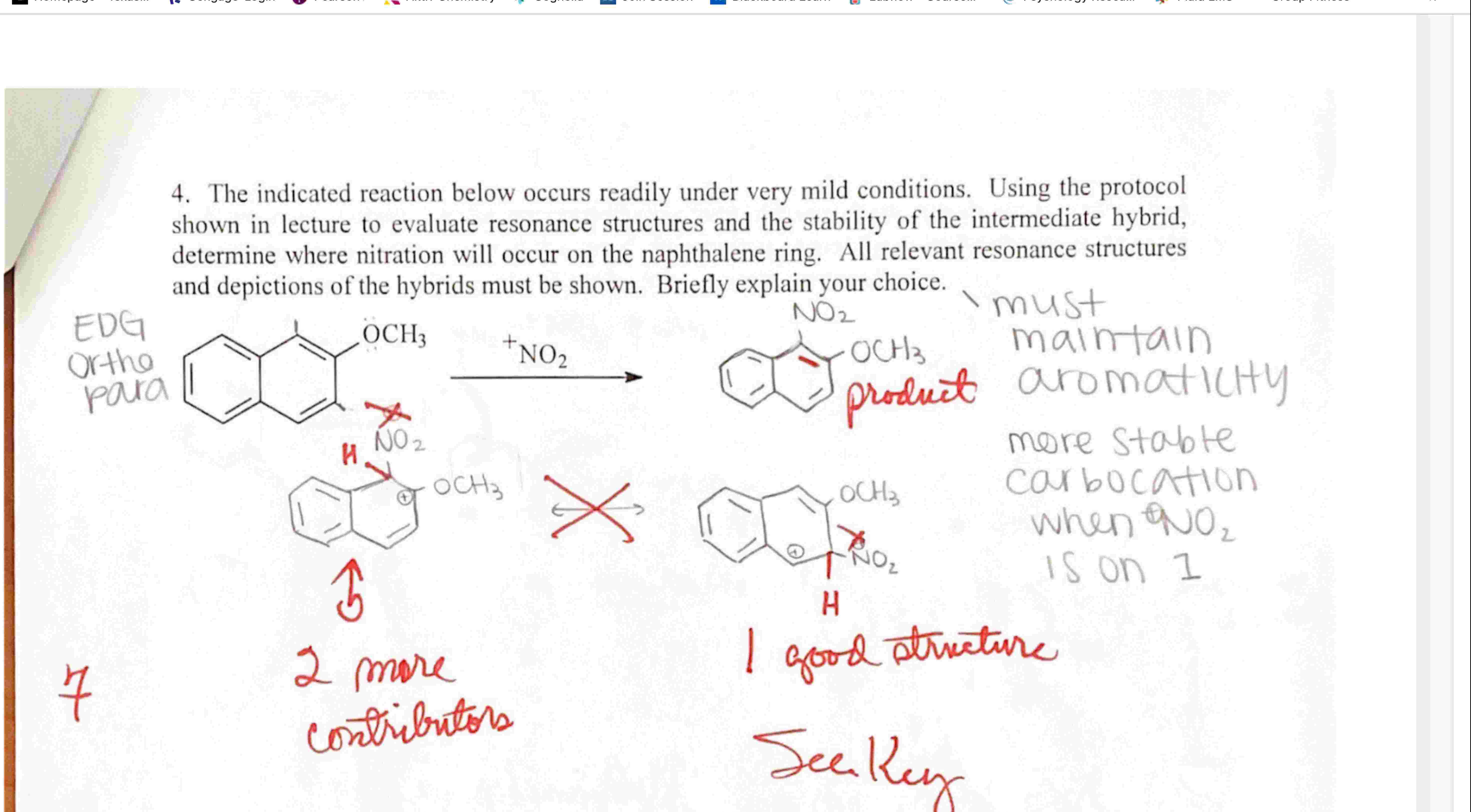 Solved The indicated reaction below occurs readily under | Chegg.com