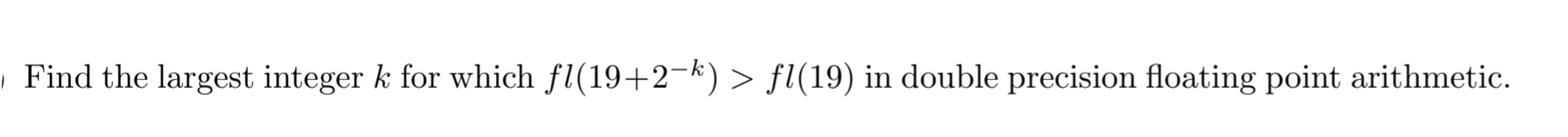 Solved Find the largest integer k for which | Chegg.com