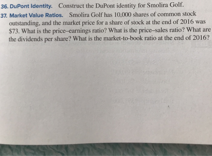 Solved 36. DuPont Identity. Construct the DuPont identity | Chegg.com Solved 36. DuPont Identity. Construct the DuPont identity | Chegg.com