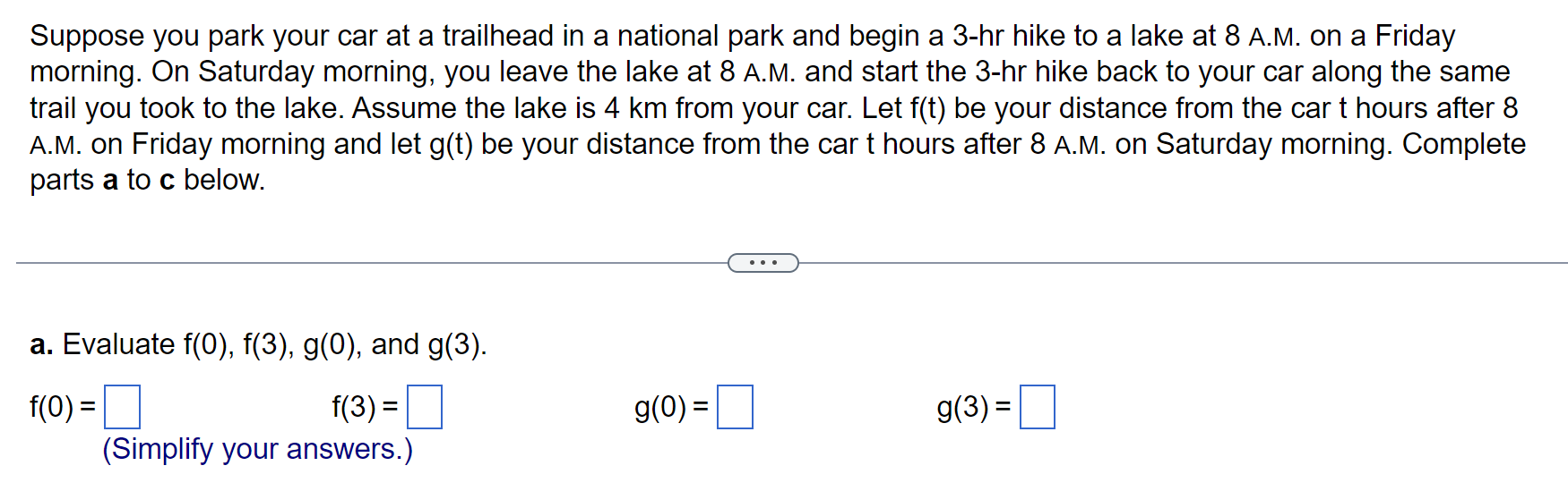 Solved Suppose you park your car at a trailhead in a | Chegg.com