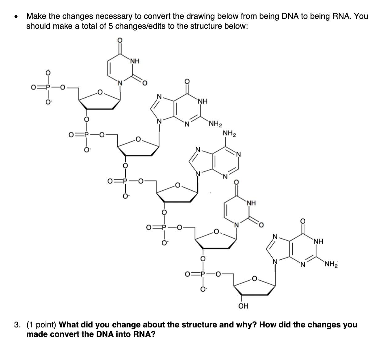 Solved Make the changes necessary to convert the drawing | Chegg.com
