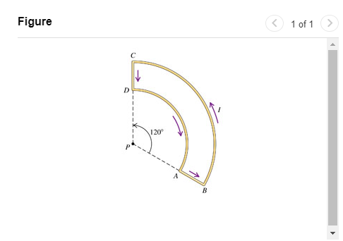 Solved Figure 1 of 1In the wire shown in (Figure 1) segment | Chegg.com