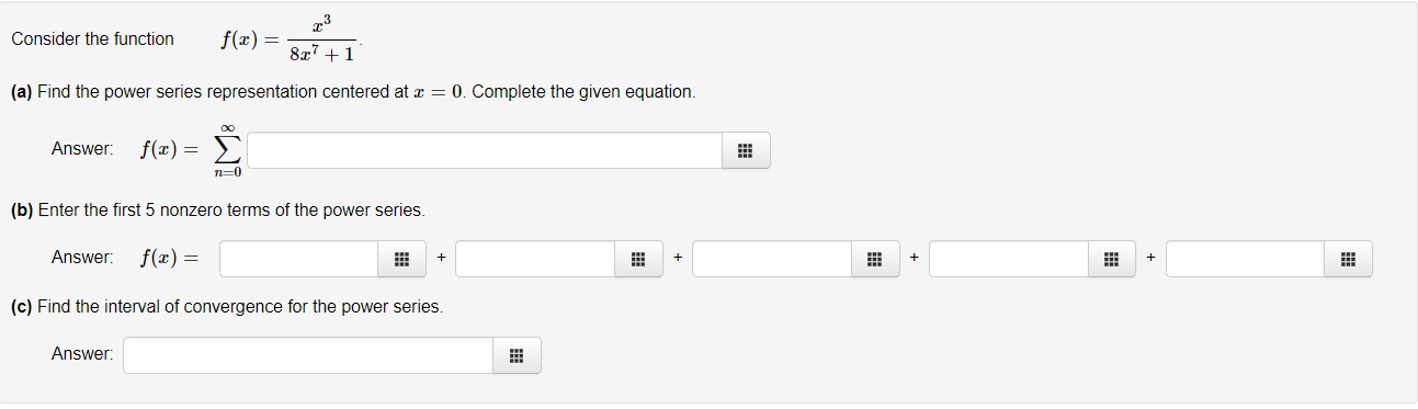 Solved 23 Consider the function f(x) = 8.27 +1 (a) Find the | Chegg.com