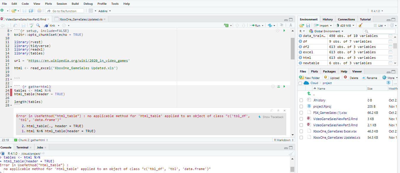 Solved File Edit Code View Plots Session Build Debug Profile | Chegg.com