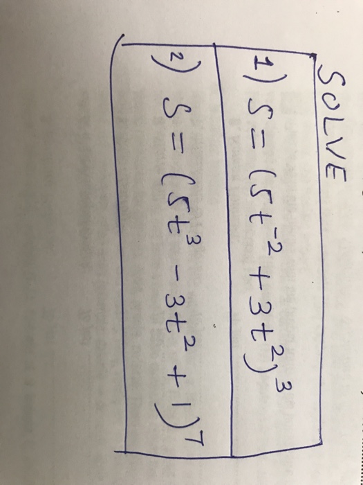 SOLVE 2, 3 | Chegg.com
