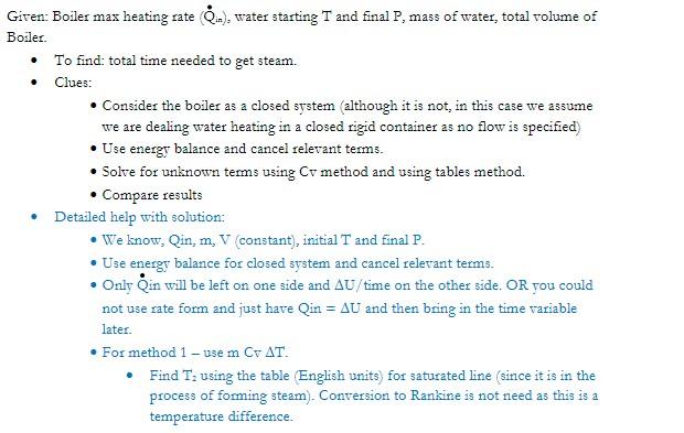 Locomotive 844 needs to get up steam in the boiler | Chegg.com