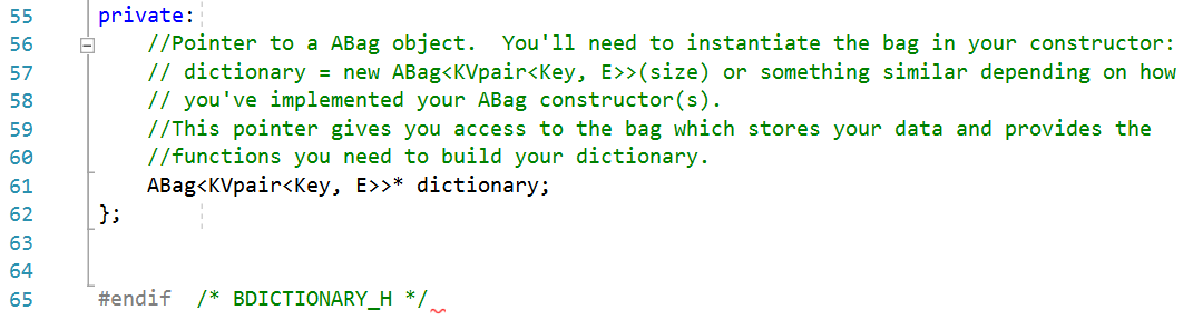 Solved Use The Bag Adt Provided To Create An Array Based 