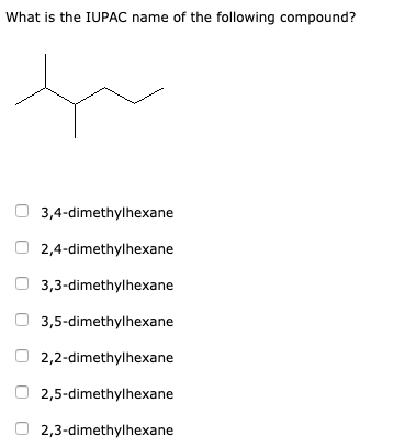 Solved What is the IUPAC name of the following compound? yu | Chegg.com