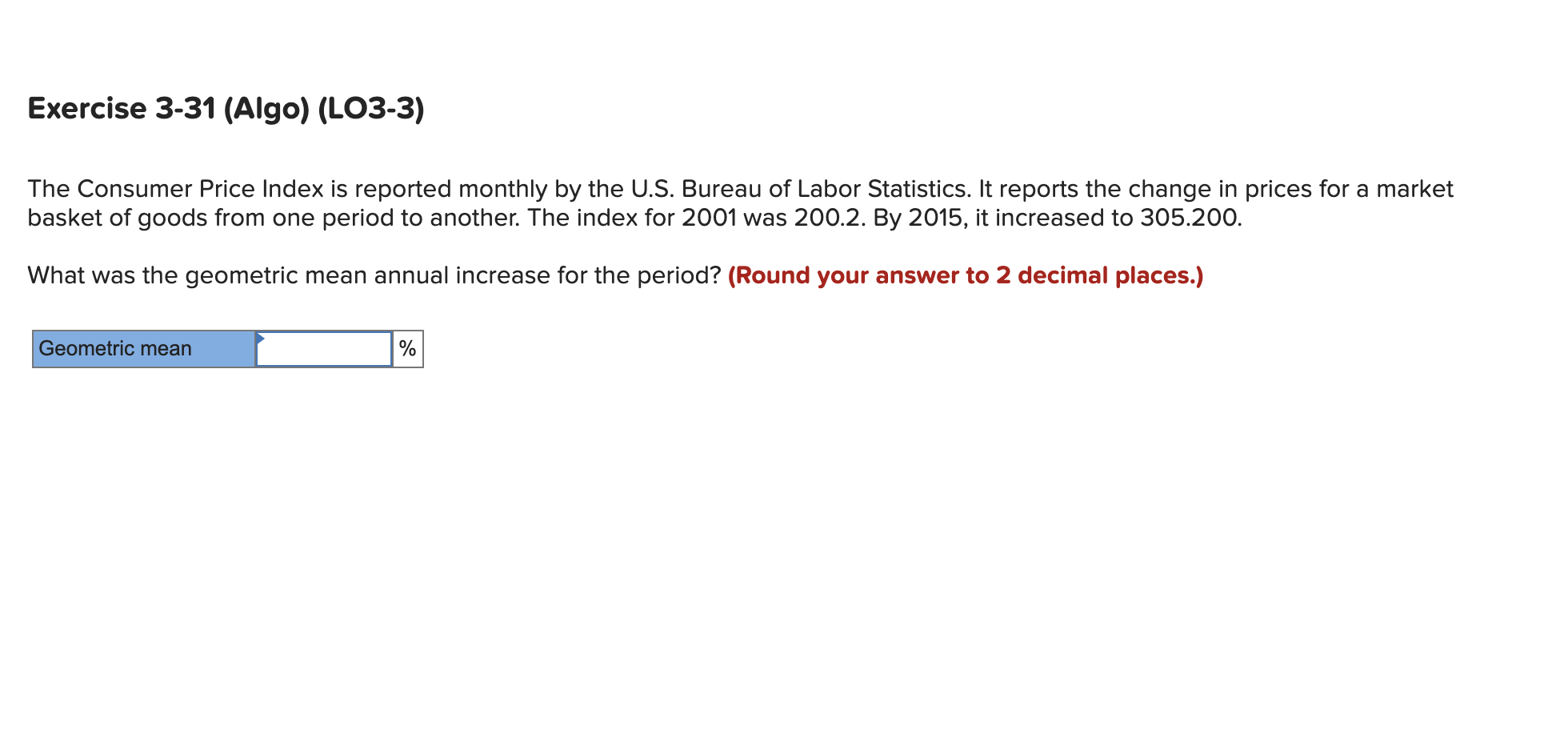 Solved Exercise 3-61 (Algo) (LO3-6) The IRS was interested | Chegg.com