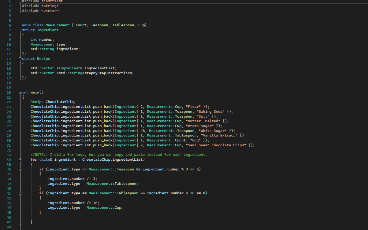Solved Please use C++ and explain your code, code it for a | Chegg.com