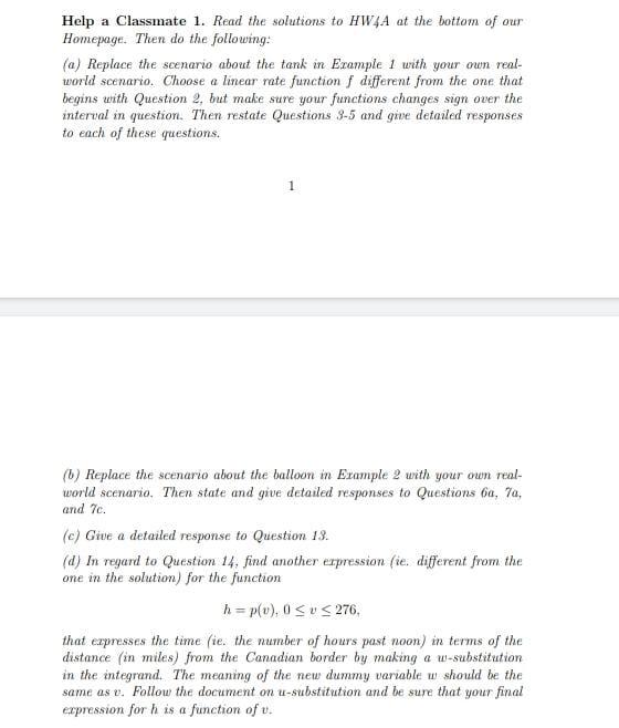 Hw 4A is attached in given link and solve given | Chegg.com