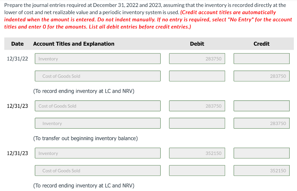 Solved As a result of its annual inventory count, Sarasota | Chegg.com