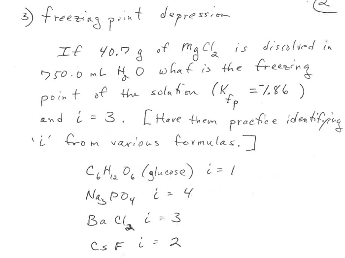 Solved 2) boiling point elevation 1. If 23,5g of NaCl is | Chegg.com