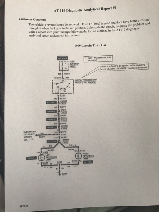 AT 116 Diagnostic Analytical Report #1 Customer | Chegg.com