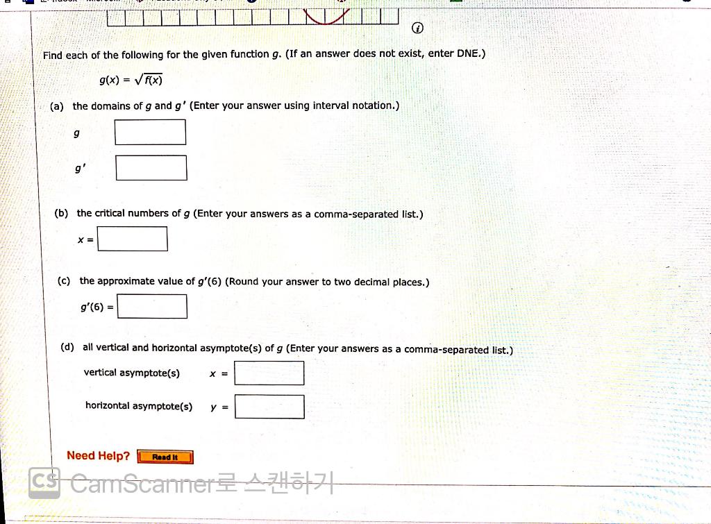 Solved [-/1.53 Points] DETAILS SCALC9 3.5.041. The graph of | Chegg.com