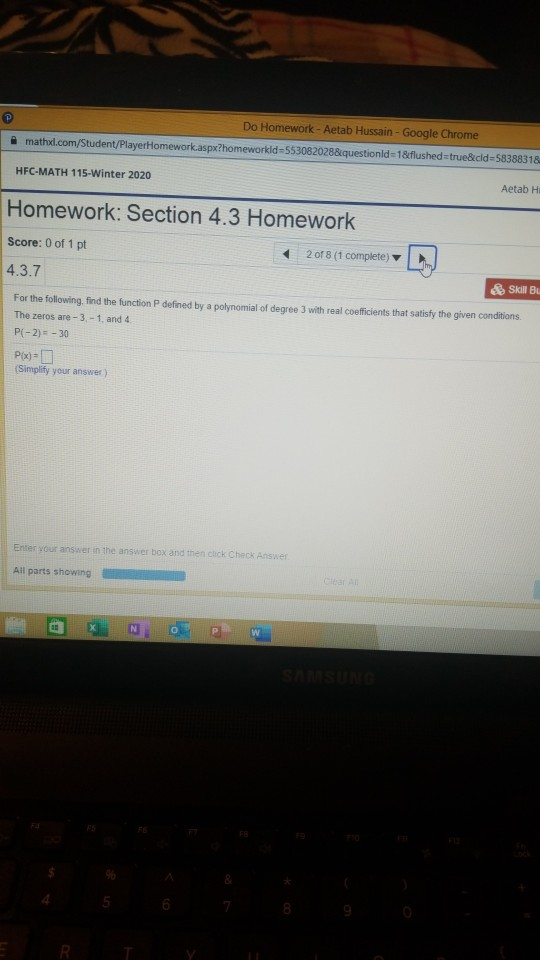 Solved Do Homework - Aetab Hussain - Google Chrome | Chegg.com