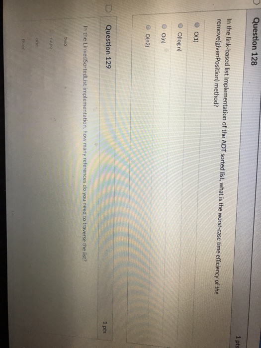 Solved In the interface Listintérface, the method public | Chegg.com