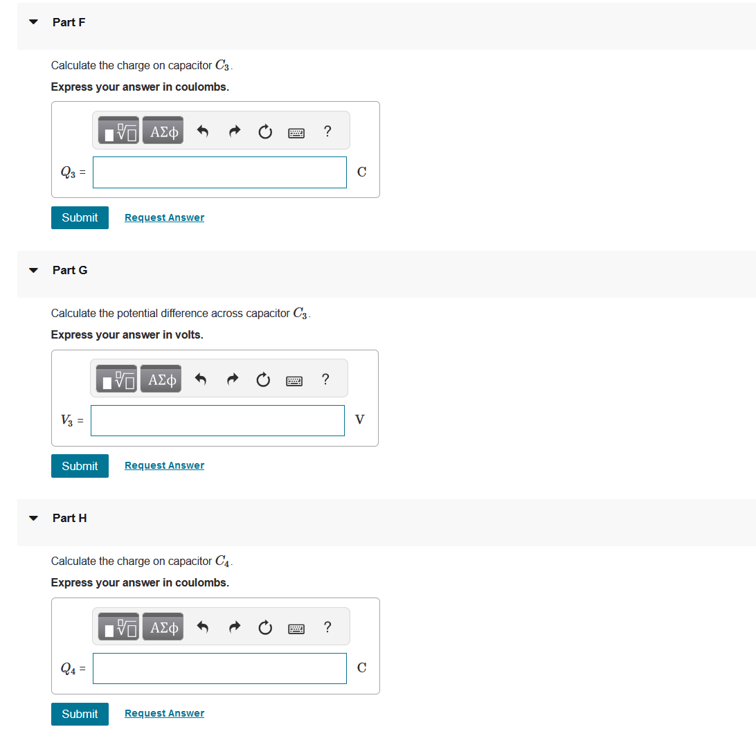 Solved In (Figure 1),C1=C5=8.9μF and C2=C3=C4=4.8μF. The | Chegg.com