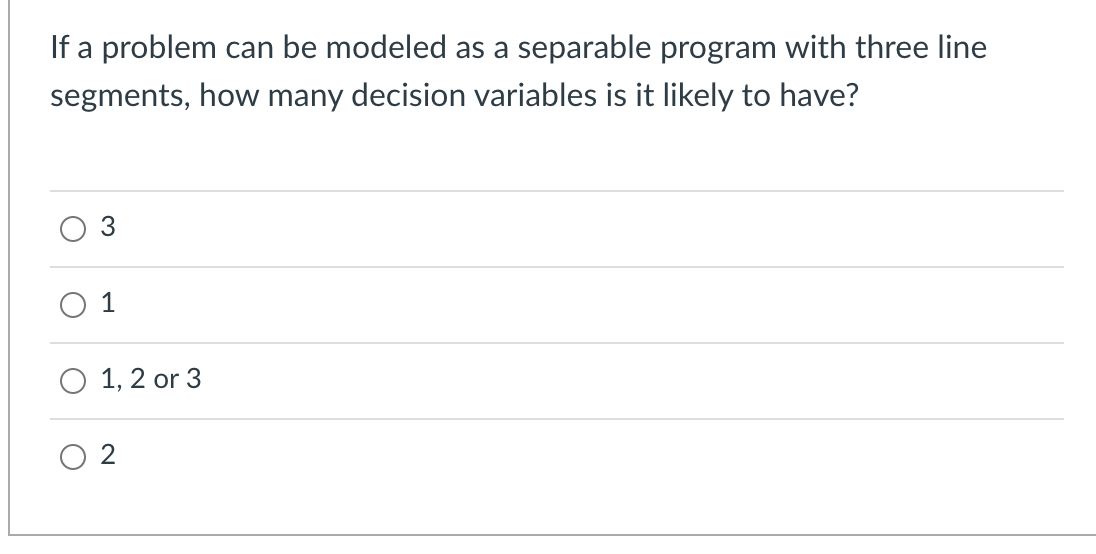 Solved If a problem can be modeled as a separable program | Chegg.com