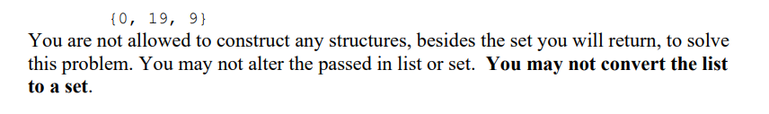 Solved Write a function called overlap that takes a set of | Chegg.com