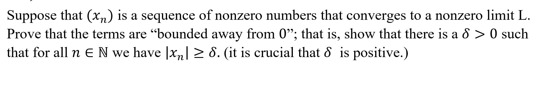 Solved Suppose that (xn) is a sequence of nonzero numbers | Chegg.com