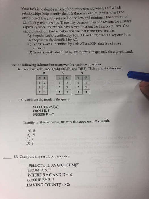 Solved 12. The attribute on the left-hand side of the arrow | Chegg.com