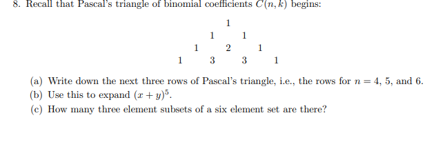 Solved \[ \begin{array}{llllllll} & & \multicolumn{3}{c}{1} | Chegg.com