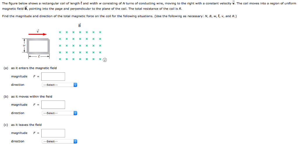 Solved: The Figure Below Shows A Rectangular Coil Of Lengt... | Chegg.com