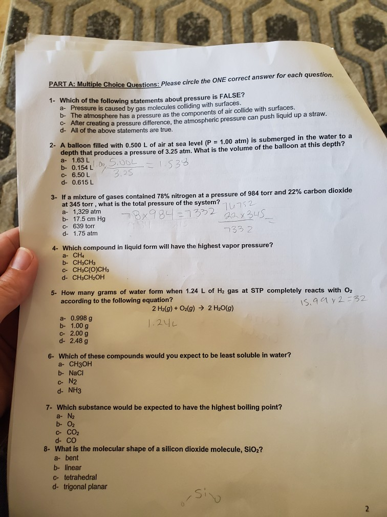 Solved I completely bombed my test please help me | Chegg.com