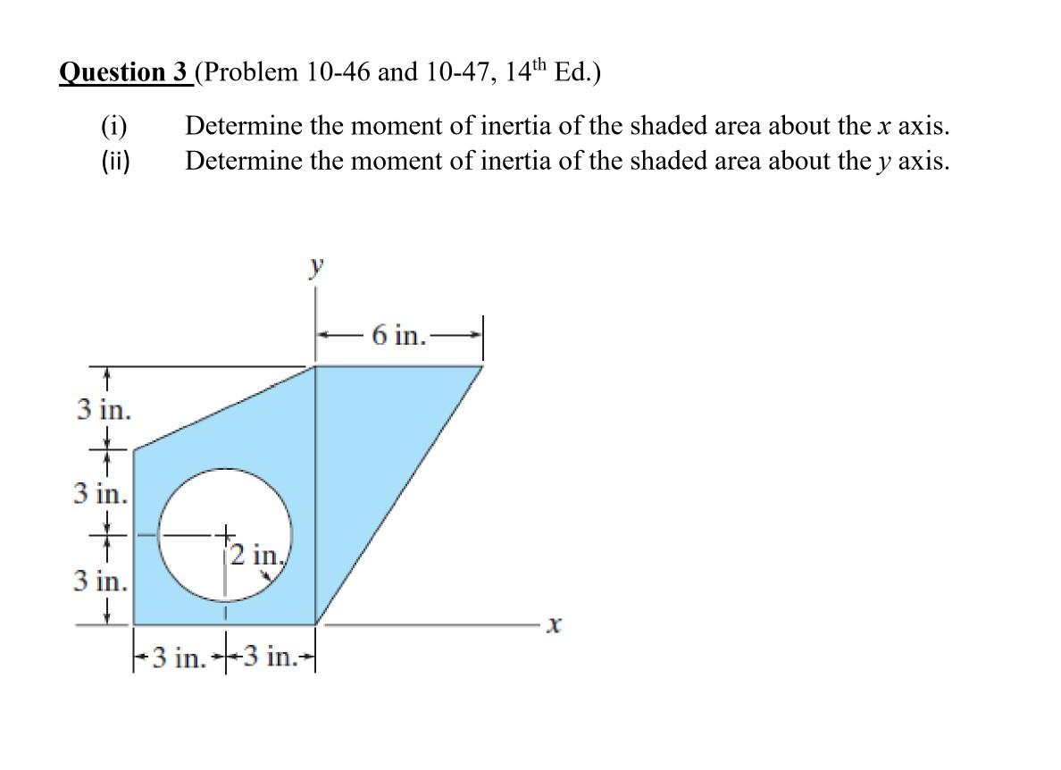 Solved Question 3 (Problem 10-46 and 10-47, 14 th Ed.) (i) | Chegg.com Solved Question 3 (Problem 10-46 and 10-47, 14 th Ed.) (i) | Chegg.com