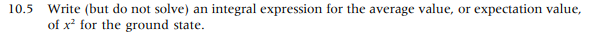 Solved 10.5 Write (but do not solve) an integral expression | Chegg.com