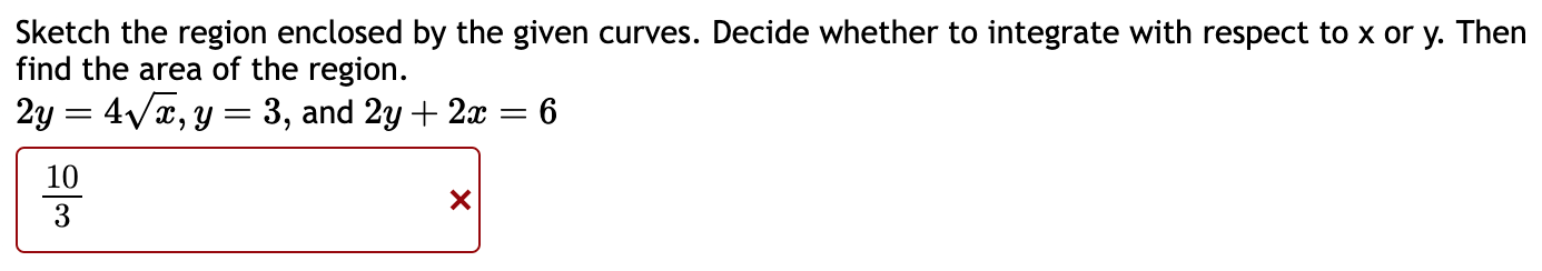 Solved Sketch the region enclosed by the given curves. | Chegg.com