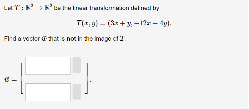 Solved Let T:R2→R2 be the linear transformation defined by | Chegg.com